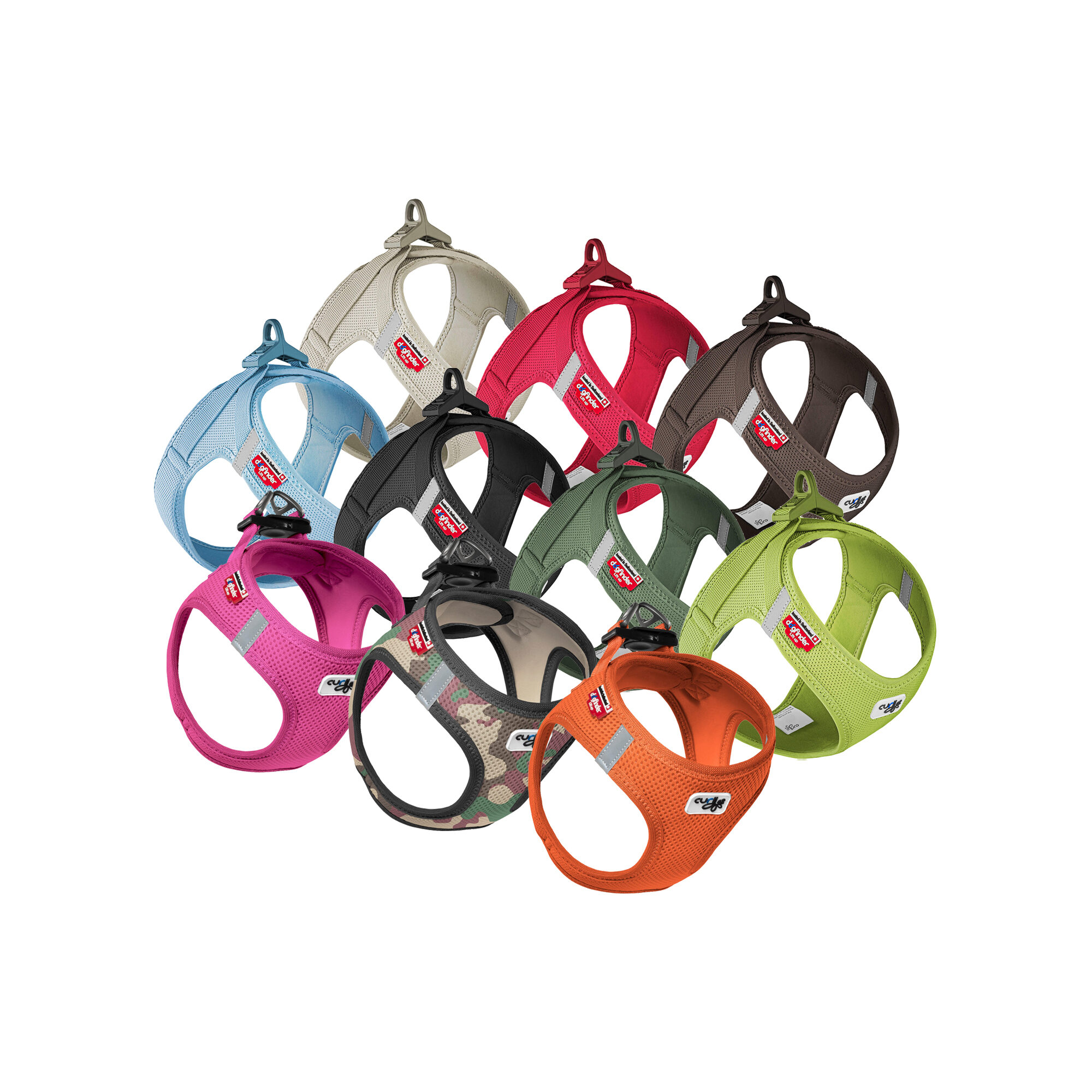 Curli Vest Harness Clasp Air-Mesh | Hond | Bestel