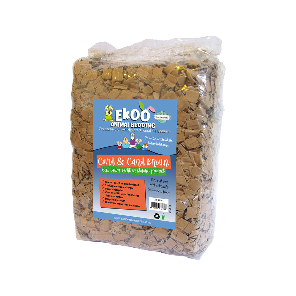 Ekoo Animal Bedding Card & Card Braun | Bestellen