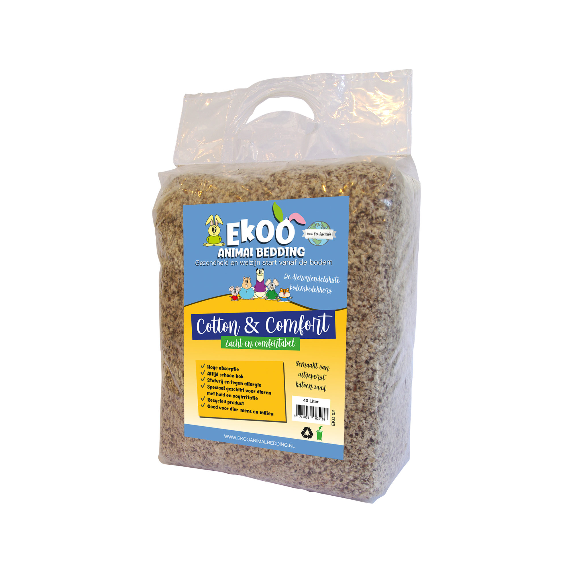 Ekoo Animal Bedding Cotton & Comfort | Bestellen