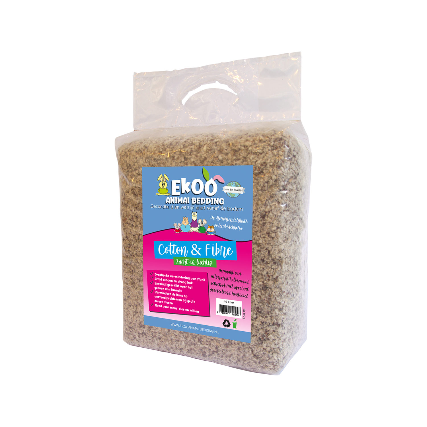 Ekoo Animal Bedding Cotton & Fibre | Bestellen