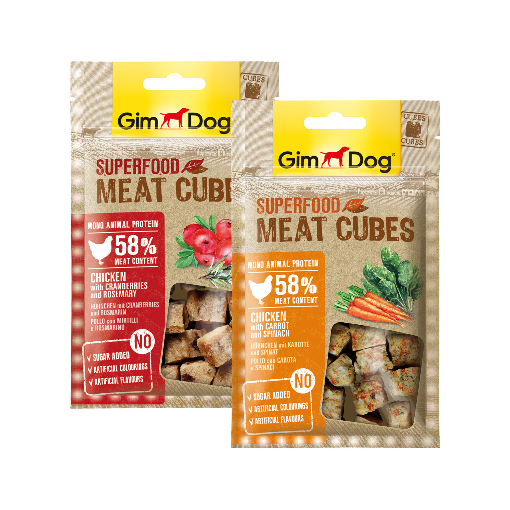 GimDog Superfood Meat Cubes | Dogs | Vetsend.co.uk