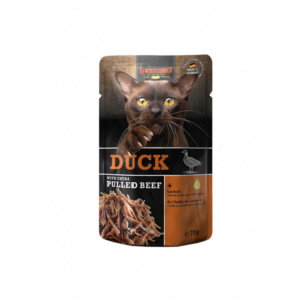 Leonardo Natvoer + extra pulled beef voor katten