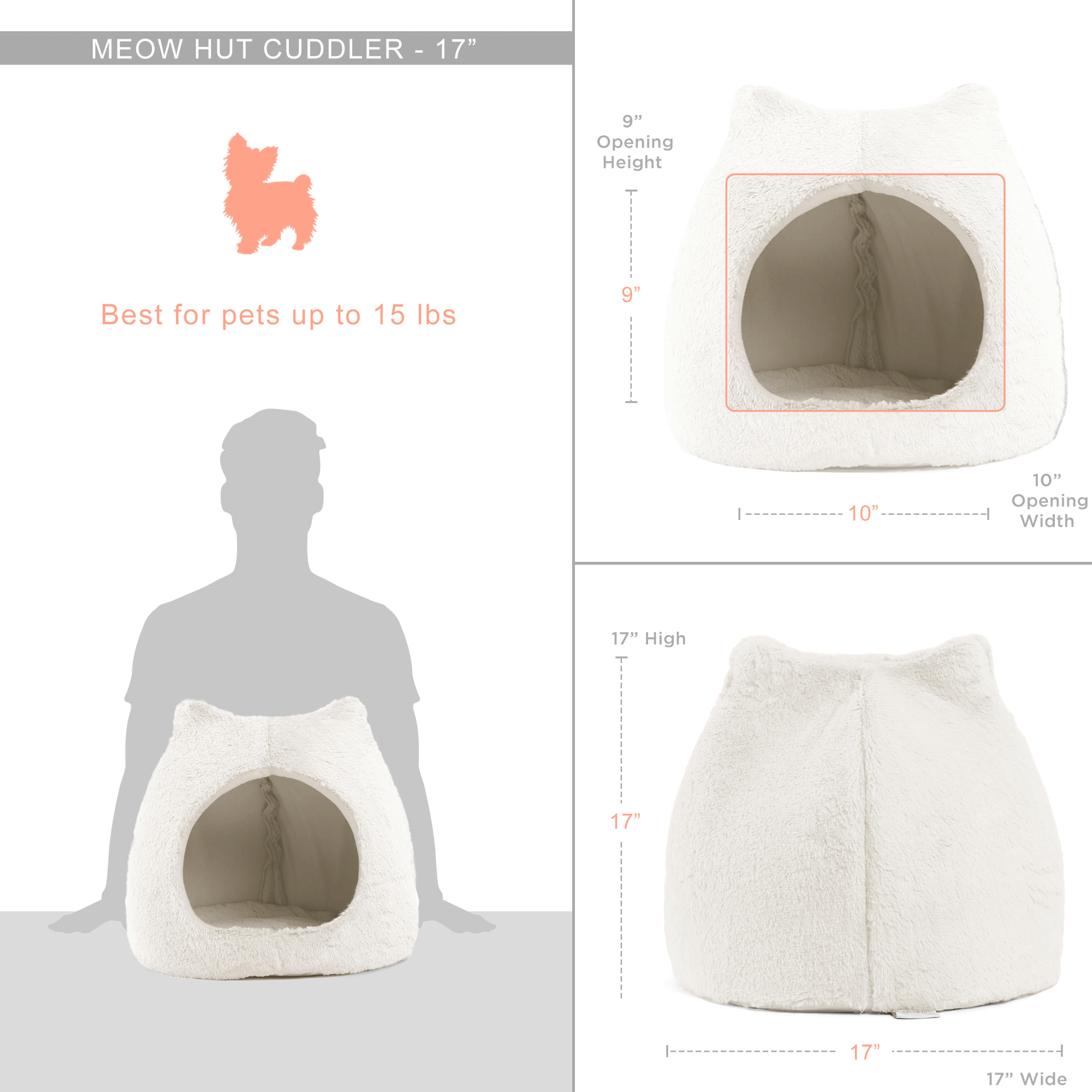 Petstages Katteniglo Meow Hut | Katten