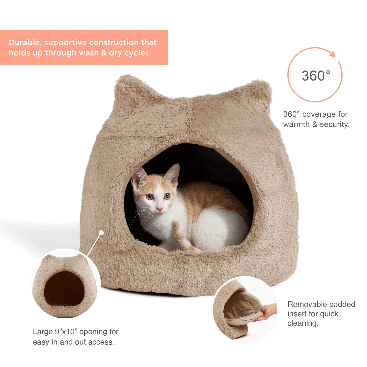 Petstages Katteniglo Meow Hut | Katten