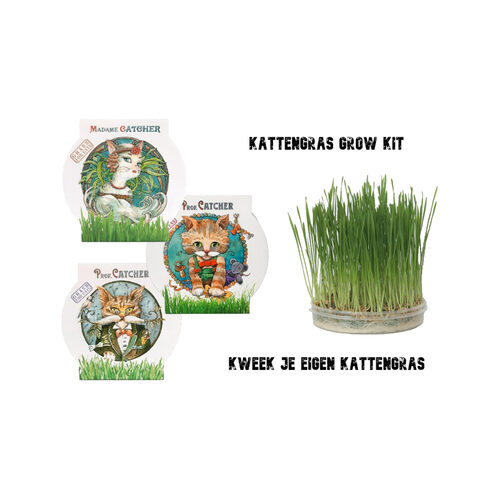 Prof. Catcher Kweek kit kattengras I Kat I Bestel